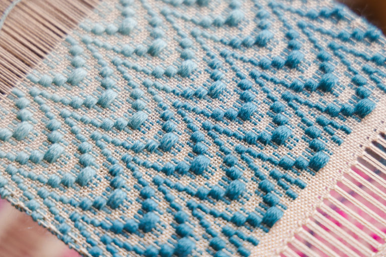 Overshot Weaving Sampler - SweetGeorgia Yarns