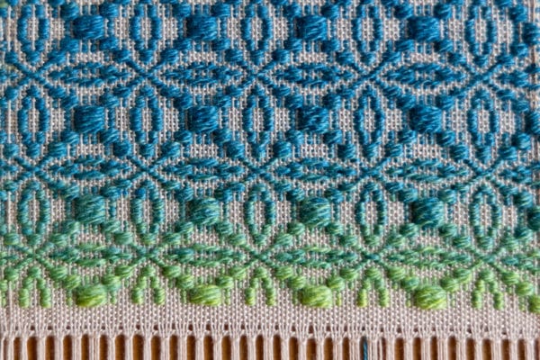 Overshot Weaving Sampler - SweetGeorgia Yarns