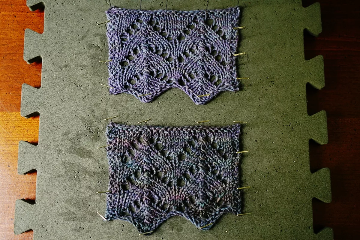 Blocking Animal vs Plant Fibres - SweetGeorgia Yarns