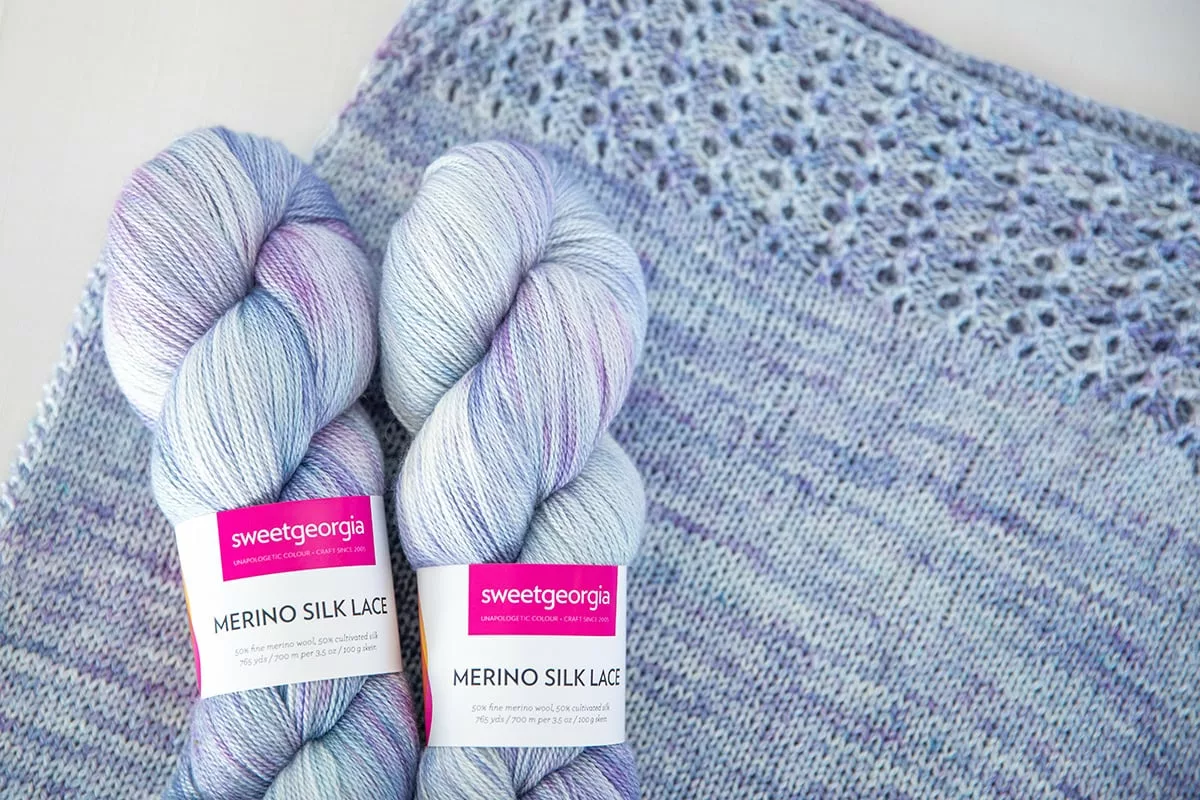 Every Day Lace in SweetGeorgia's Stitch Diaries: Season Four