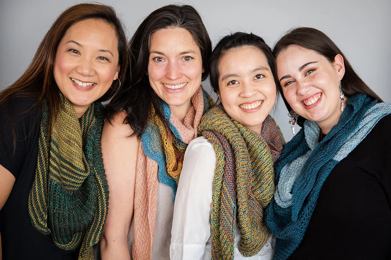 Reimagining Three Shawls Three Ways - SweetGeorgia Yarns