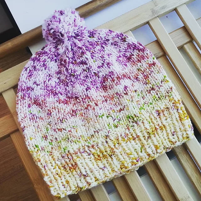 Sock Yarn Blank Lighthouse Hat - SweetGeorgia Yarns