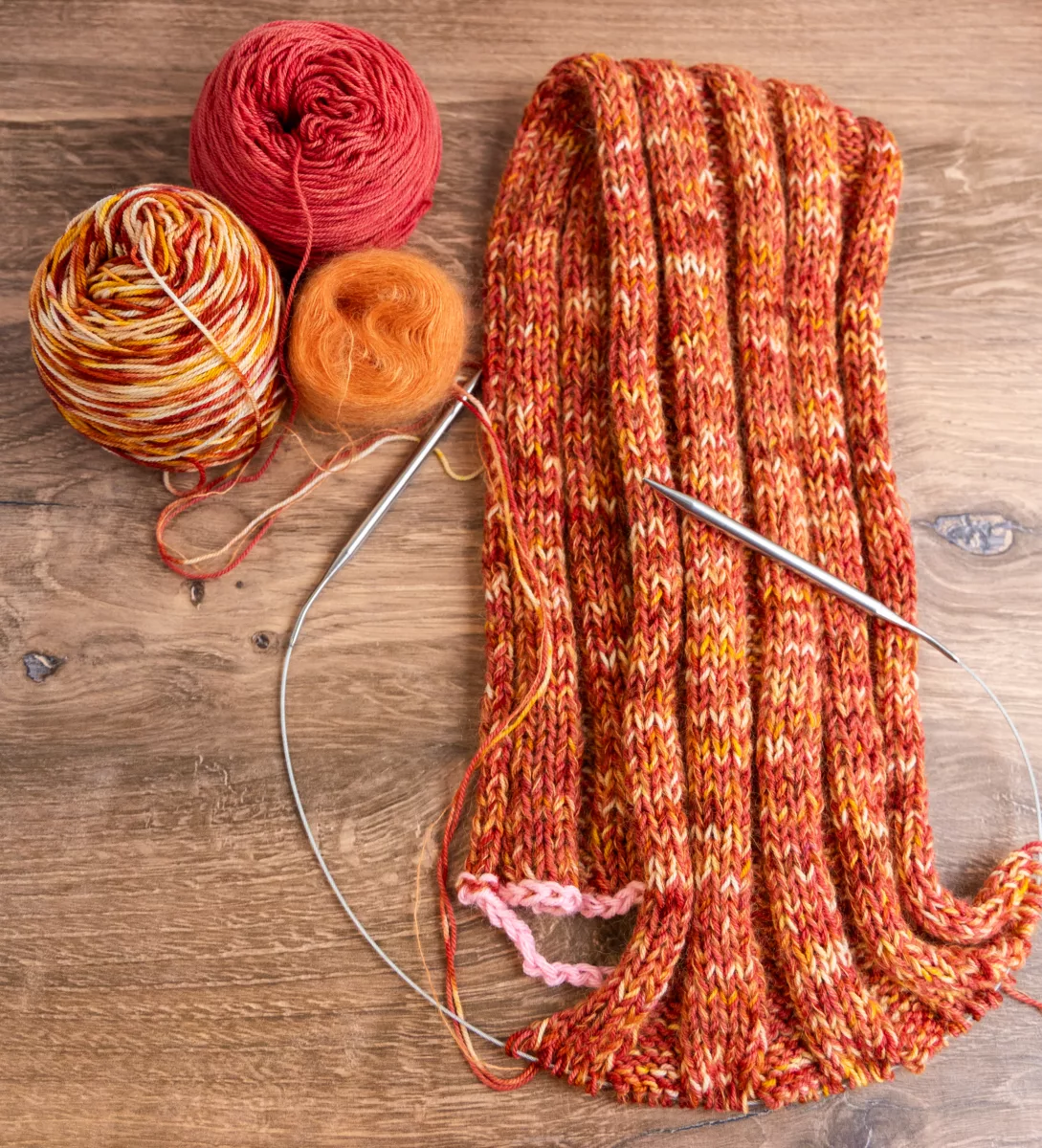 Five by Five Cowl for Year of the Dragon 2024 - SweetGeorgia Yarns