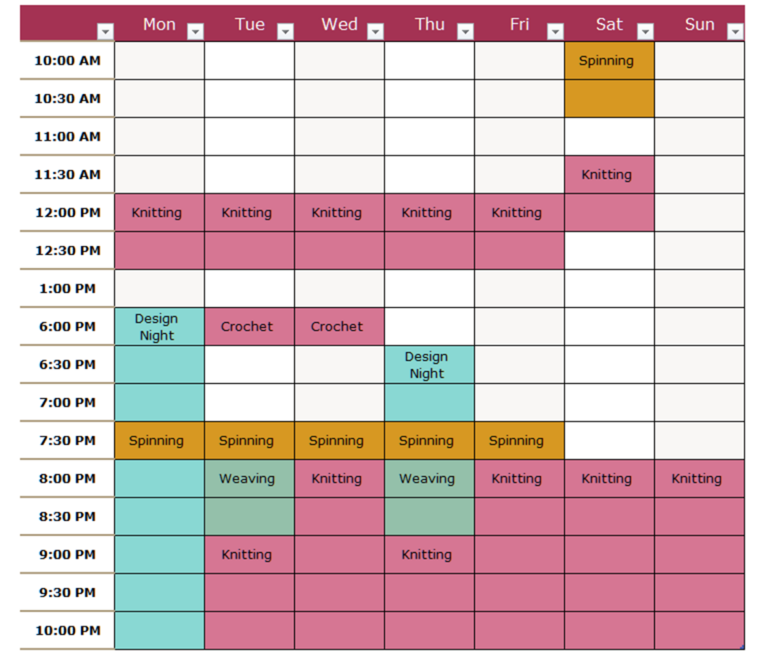 Craft Time Management with Robyn Gibbons - SweetGeorgia Yarns