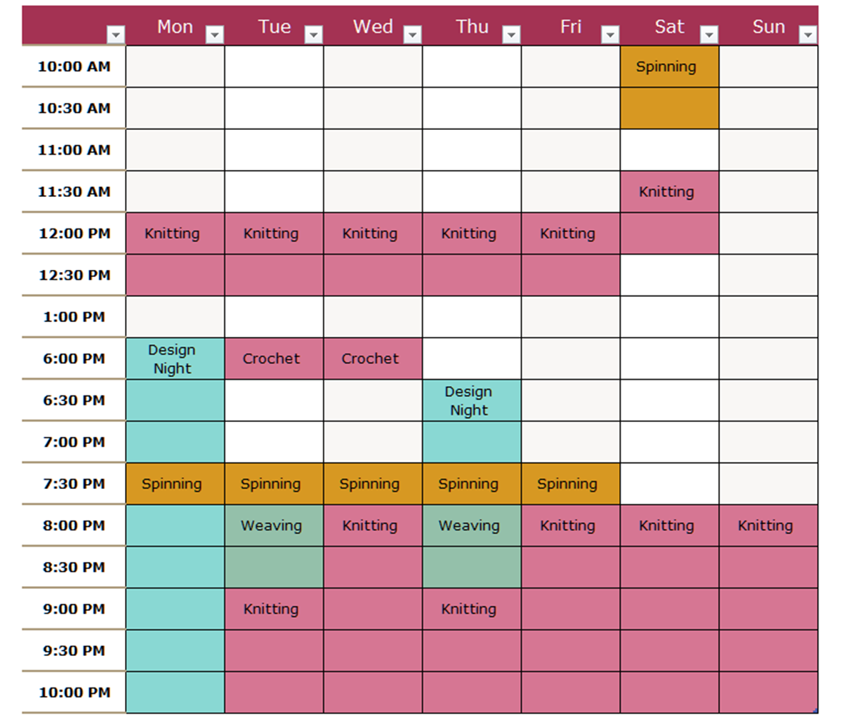 Craft Time Management with Robyn Gibbons - SweetGeorgia Yarns