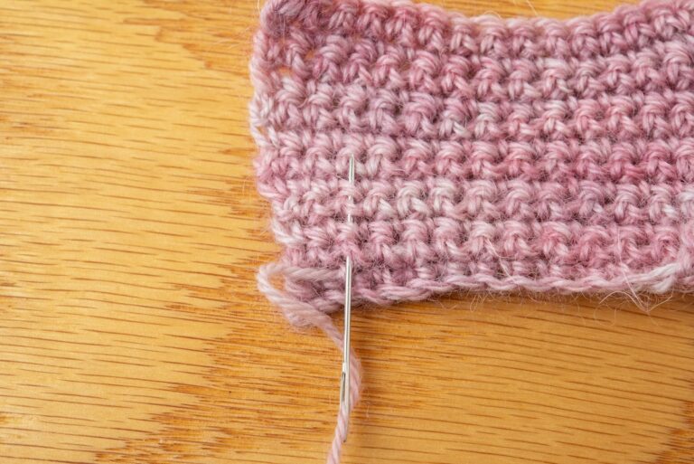 How to Neatly Weave in Yarn Ends in Crochet - SweetGeorgia Yarns