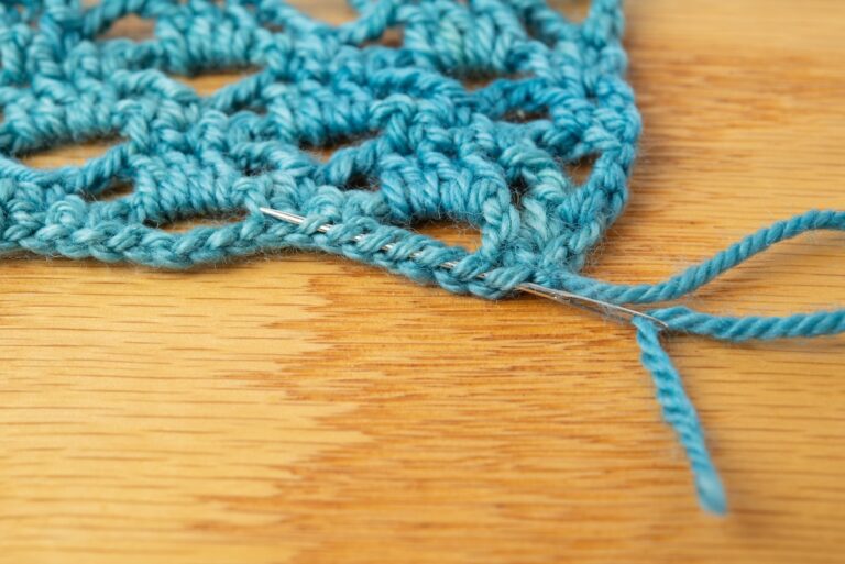 How to Neatly Weave in Yarn Ends in Crochet - SweetGeorgia Yarns