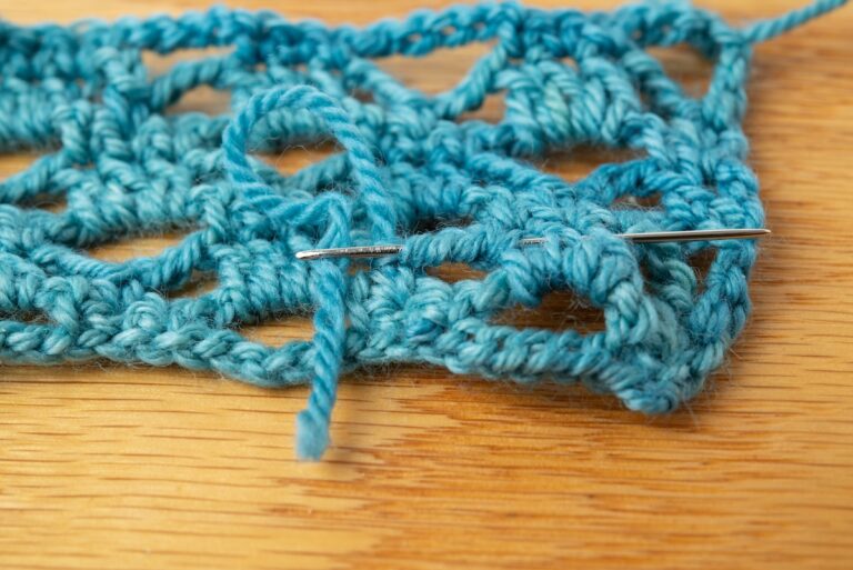 How to Neatly Weave in Yarn Ends in Crochet - SweetGeorgia Yarns