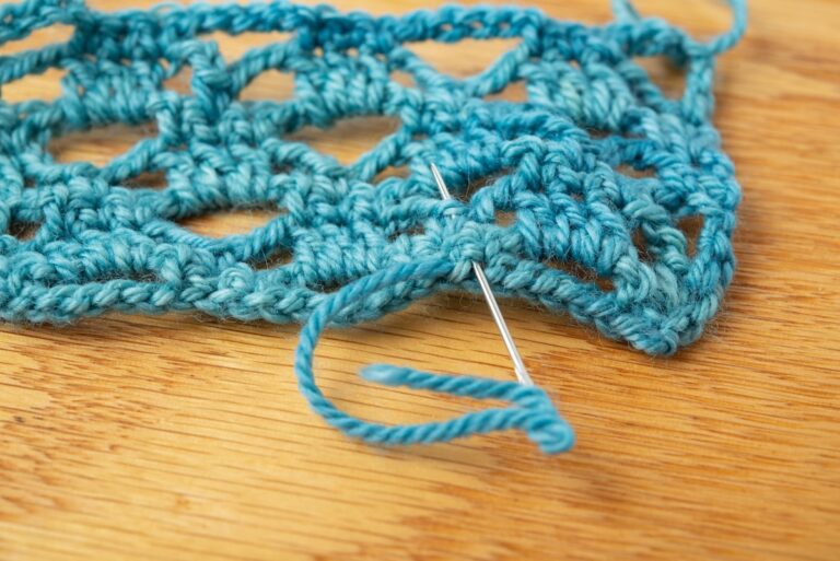 How to Neatly Weave in Yarn Ends in Crochet - SweetGeorgia Yarns