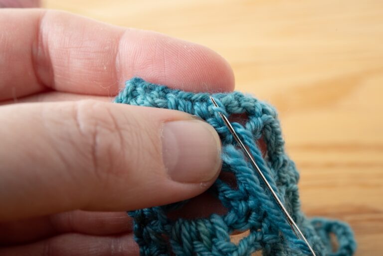 How to Neatly Weave in Yarn Ends in Crochet - SweetGeorgia Yarns