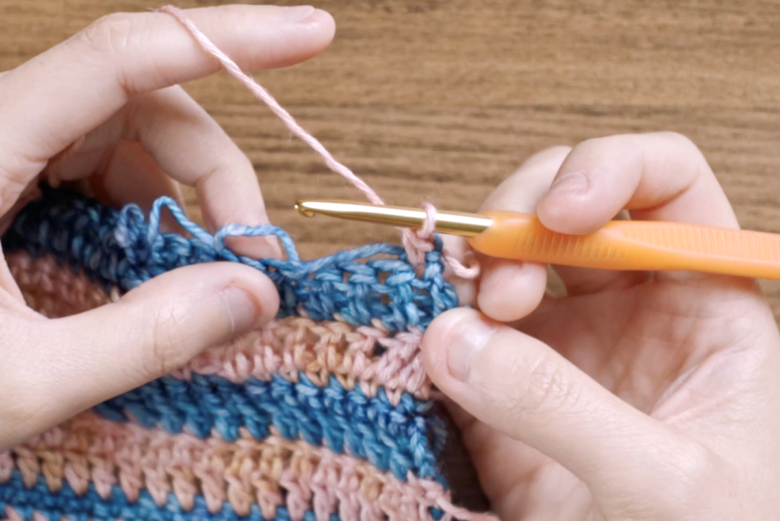How to Weave in Ends As You Crochet! - SweetGeorgia Yarns
