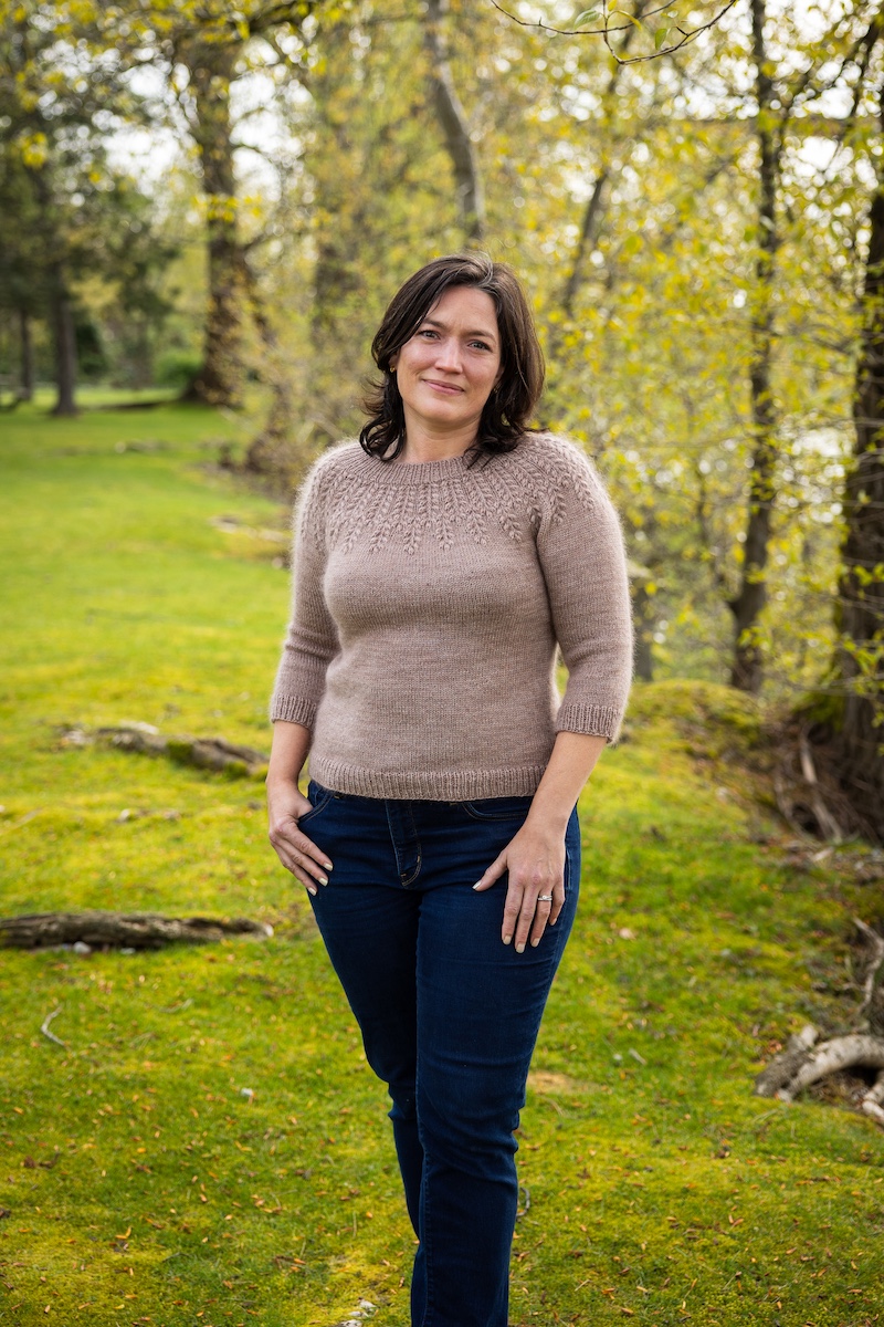 Halo & Hue: The Field Sweater’s Dreamy Texture in Hand-Dyed Yarns ...