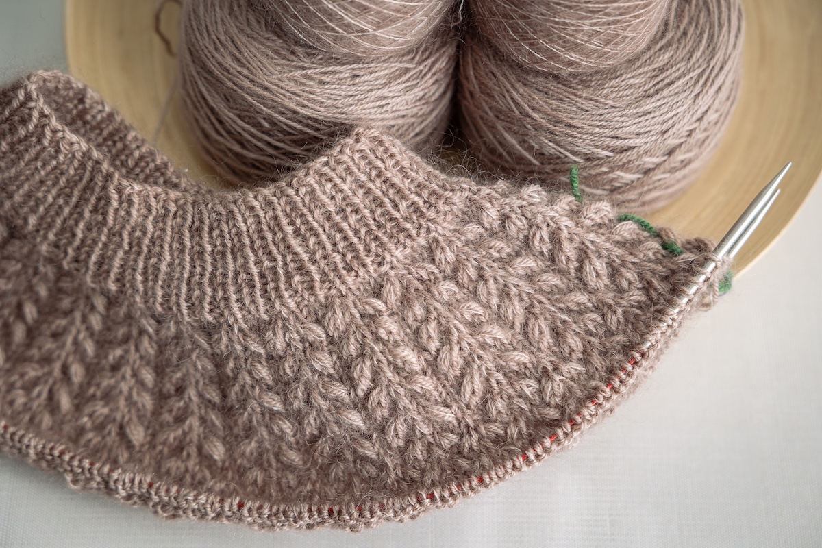 Halo & Hue: The Field Sweater’s Dreamy Texture in Hand-Dyed Yarns ...