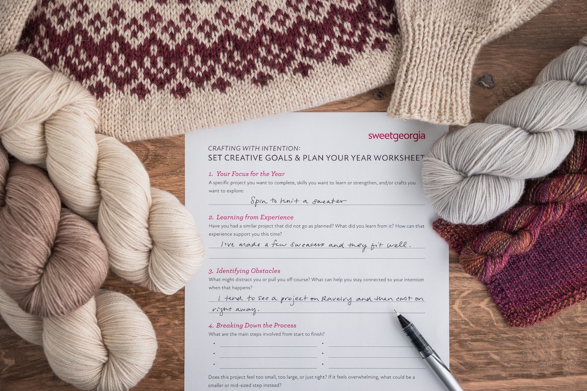 Crafting with Intention: Set Creative Goals & Plan Your Year!